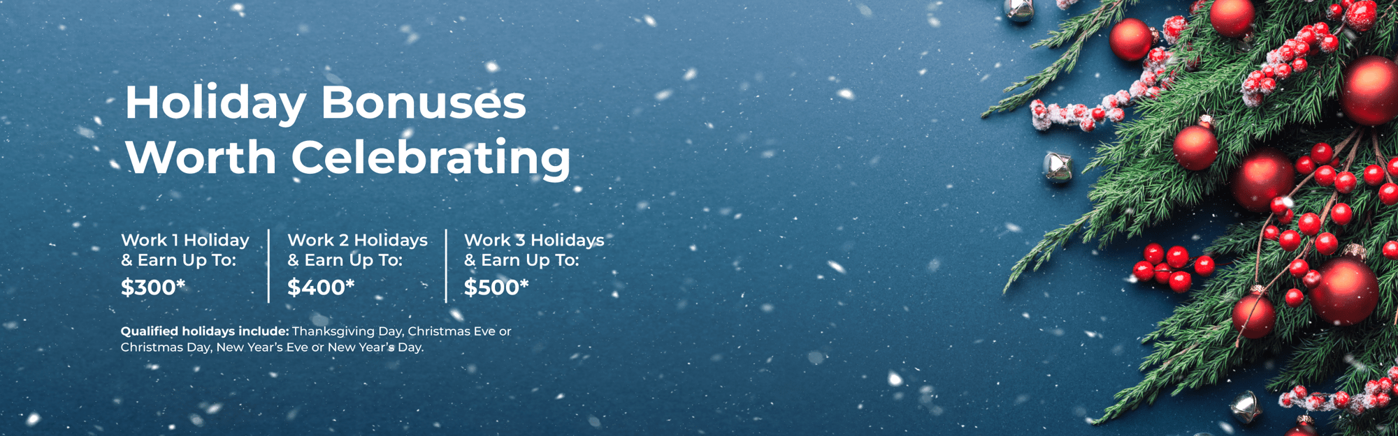 Travel Nursing & Allied Holiday Bonuses Worth Celebrating | CareerStaff